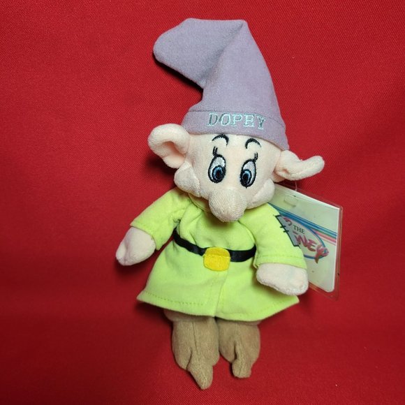 Disney | Toys | Dopey Mini Bean Bag Plush The Disney Store Stuffed Toy ...
